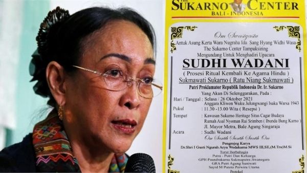 Indonesia’s Founding Father Sukarno Daughter Sukmawati Sukarnoputri ...