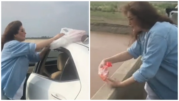 Pakistani Actress Resham Apologised After Her Video Of Throwing Plastic ...