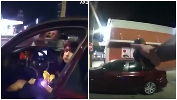 US cop lost job after video of him shooting at a teenager who sitting ...