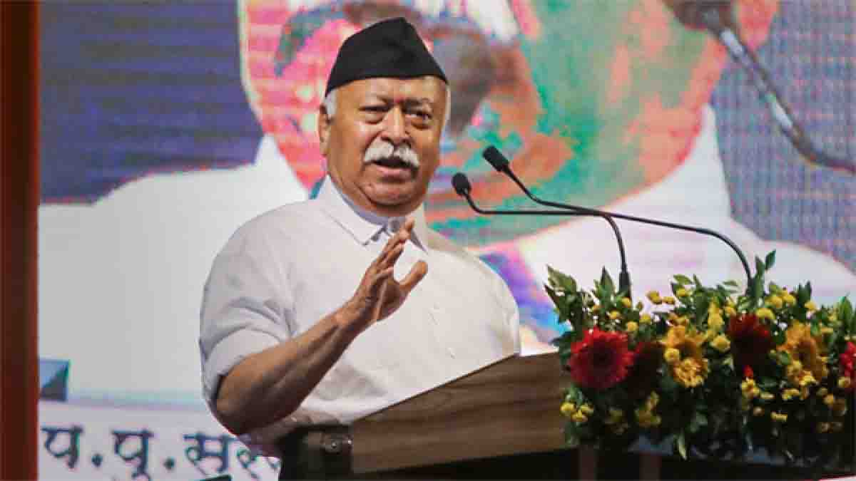 here is what rss chief Mohan Bhagwat said about religious harmony ...