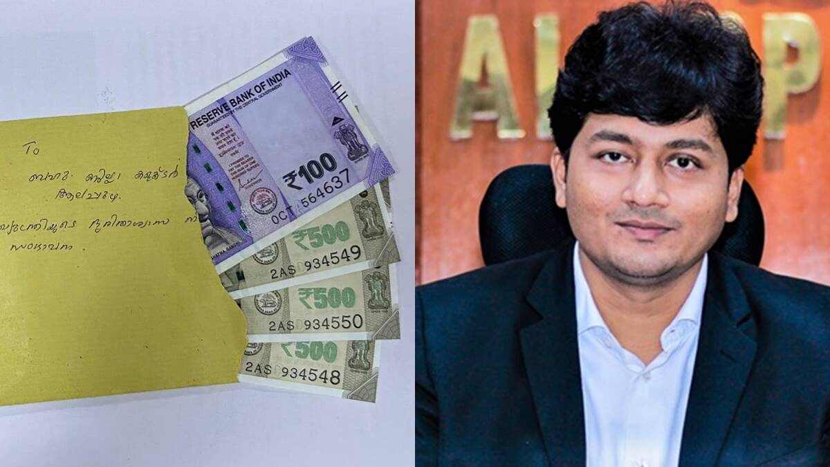 A note shared by Alappuzha Collector VR Krishna Teja on social media is ...