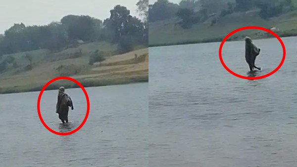 Viral: Woman walking over river; Police debunked the propaganda of ...