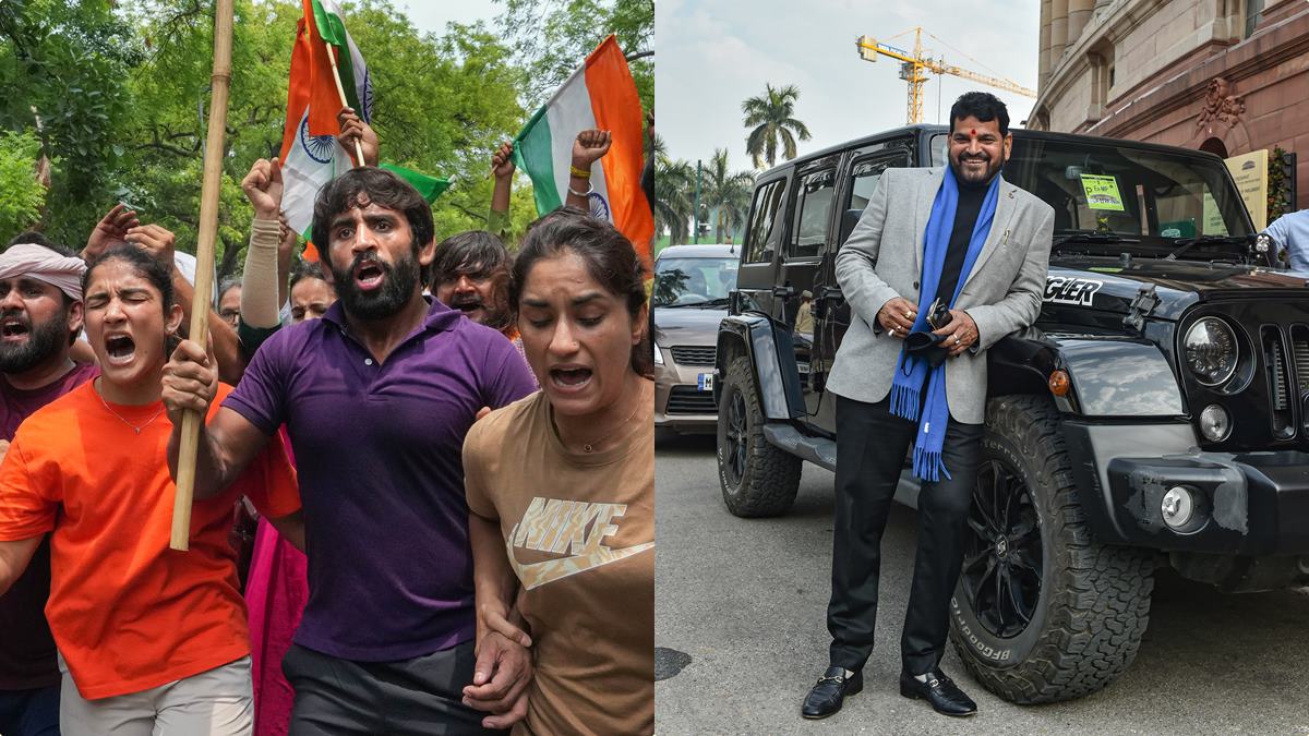 Wrestlers Protest: brij bushan facing serious cases, why he is not ...