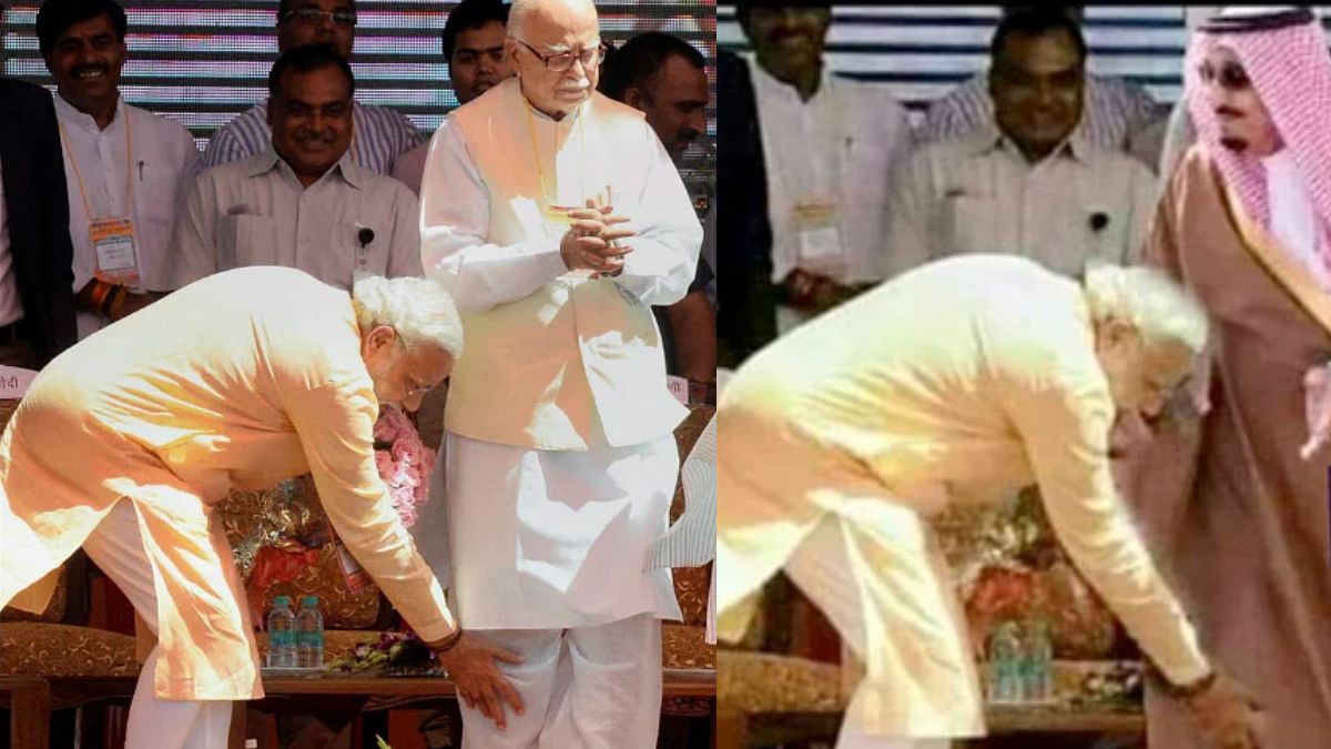 Did Prime Minister Narendra Modi bow at the feet of Saudi King Salman ...