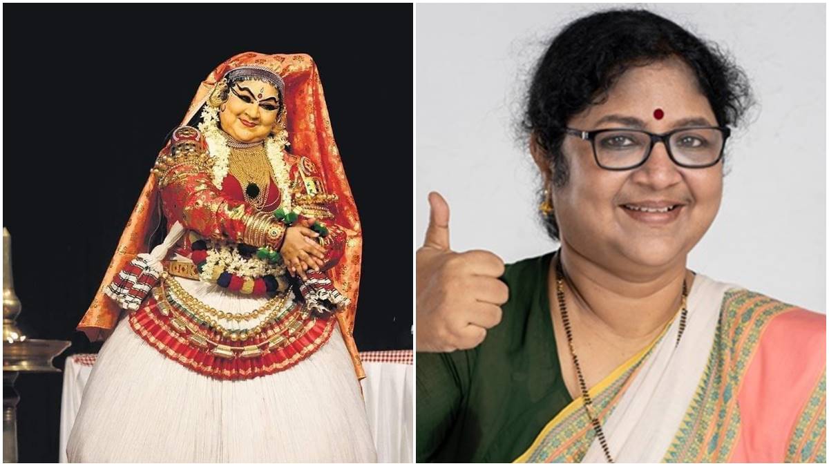 Minister R Bindu reacts to questions about her Kadhakali performance at ...