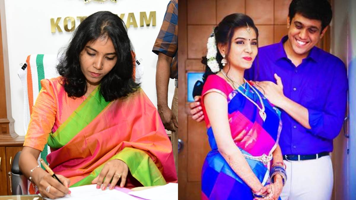 After NSK Umesh took charge as Ernakulam Collector, his wife V ...