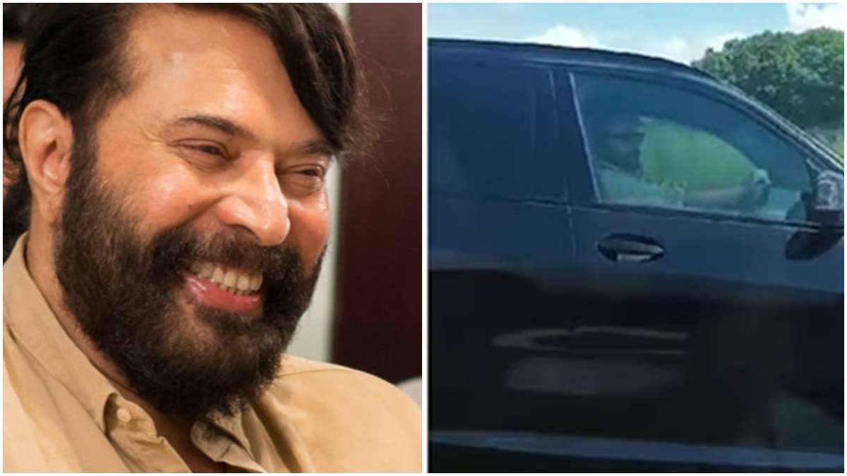 A Video Of Actor Mammootty Driving Car In London Goes Viral In ...
