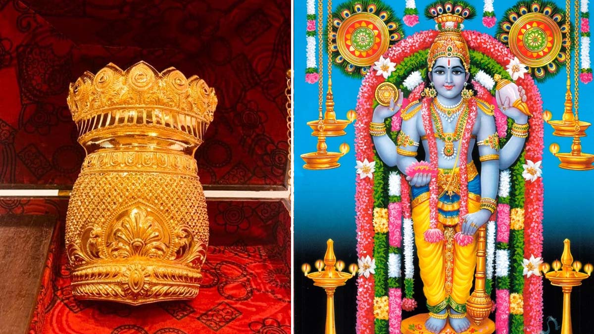 Ashtami Rohini: Devotee Offered 38 Pavan Golden Crown to Guruvayurappan ...