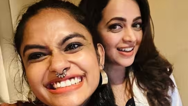 Bigg Boss Malayalam Fame Lachu Shared A Photo With Actress Bhavana, Goes Viral In Social Media ...
