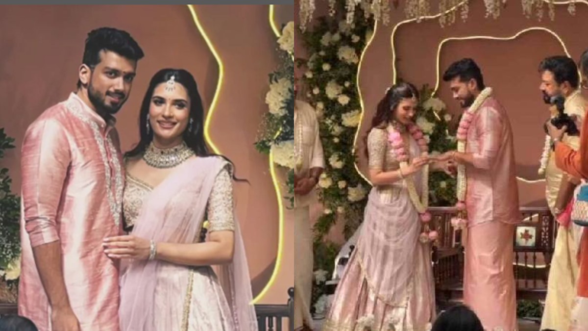 Kalidas Tharini Engagement Video Viral, Know About Their Dress And ...