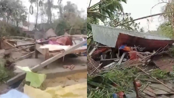 Weather: manipur and assam witnessing heavy rain, cyclone hits west ...