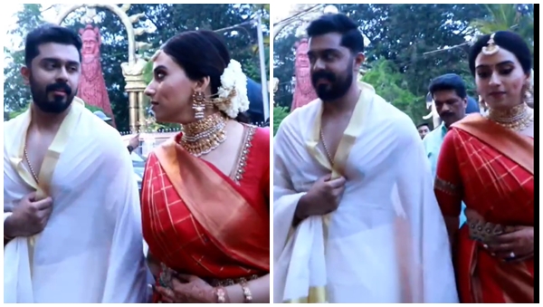 ഗുരുവായൂര്‍ കണ്ണന്റെ മുന്നില്‍ വെച്ച് മാളവിക ജയറാമിന് മാംഗല്യം ...