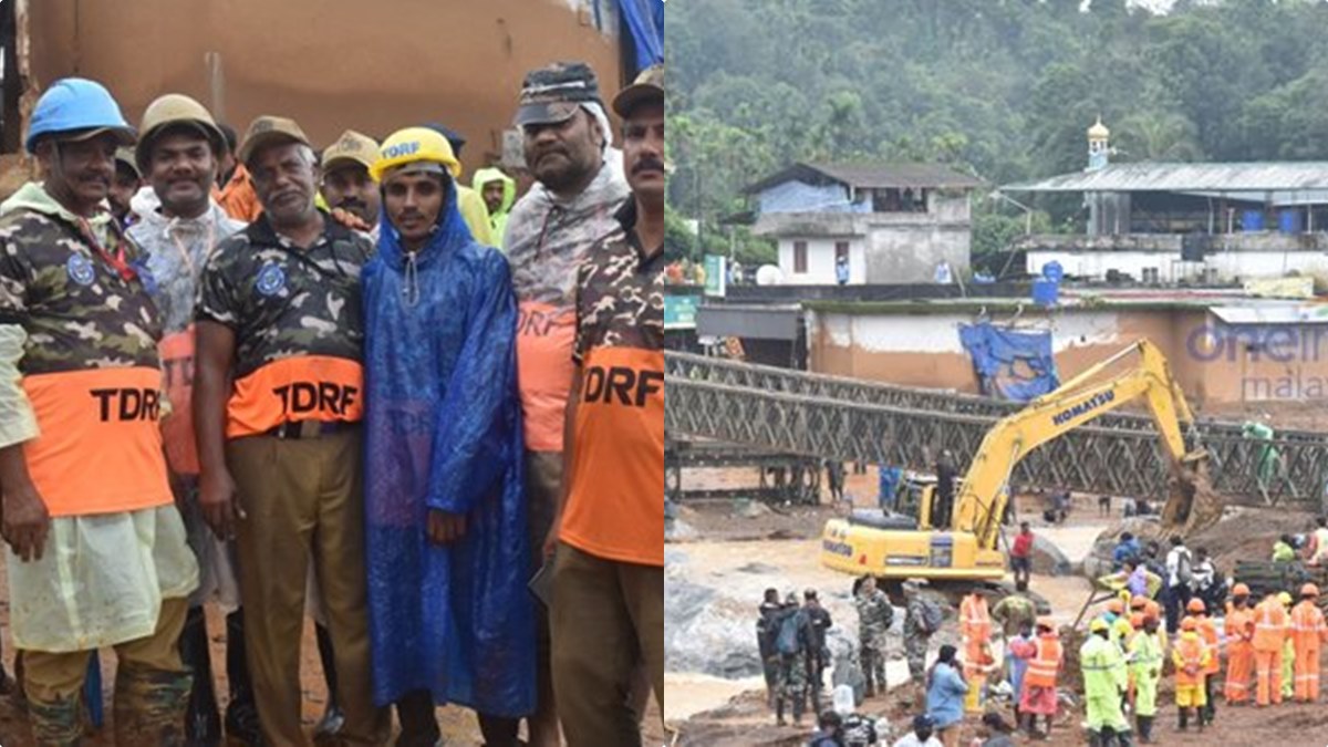 ചൂരല്‍മലയില്‍ ബെയ്‌ലി പാലം നിര്‍മാണം പൂര്‍ത്തിയായി, സര്‍വ സജ്ജം; ആദ്യ ...