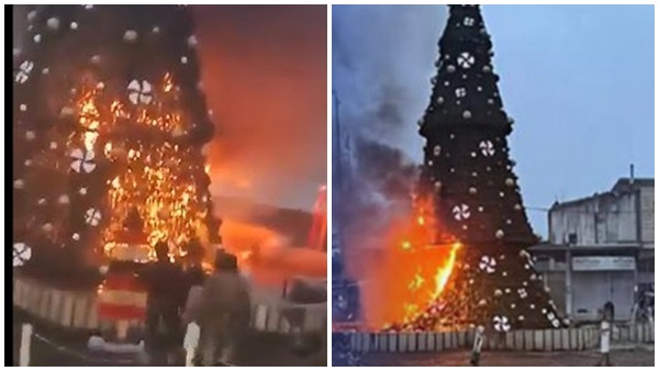 Protests Erupt in Syria Following Arson of Christmas Tree Amidst ...