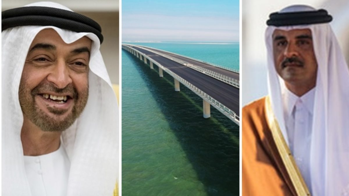 Qatar-UAE Road: From Ras Ghumais Island to Doha Without Touch Saudi ...