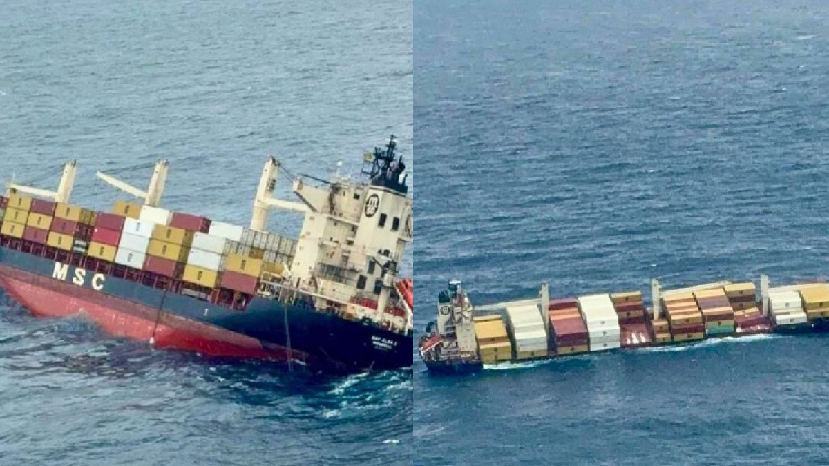 Concerns Over The Condition Of The MSC Elsa 3 Ship; More Containers Are Falling, Sinking | എംഎസ് ...