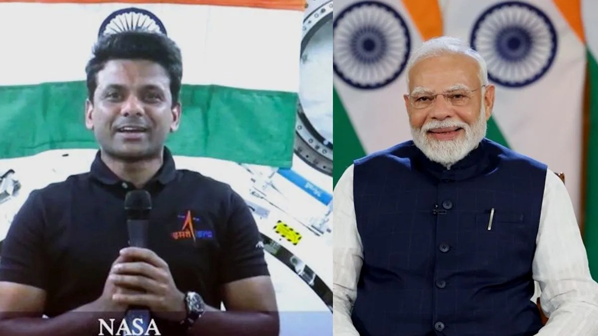 PM Modi interacted with Indian astronaut Shubhanshu Shukla, asked how ...
