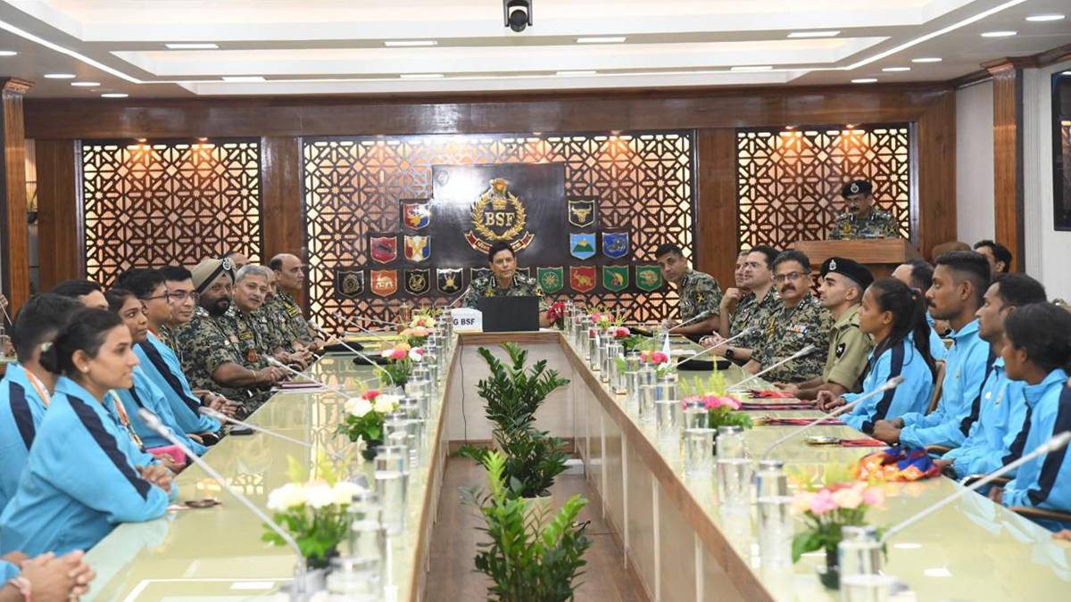 BSF Celebrates Medal-Winning Players from World Police Games and ...