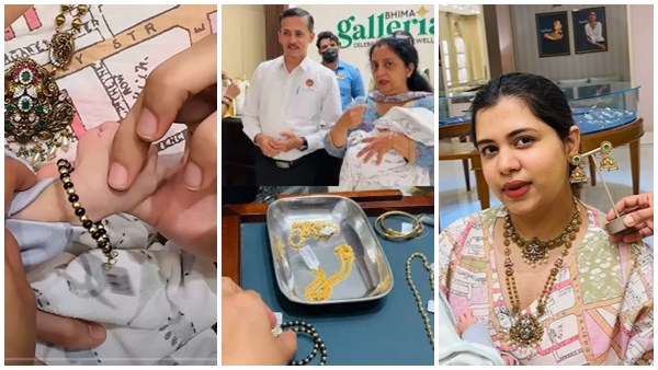 Diya Krishna Spends Lakhs on Gold for Son Neeom Aswin Krishna’s Noolukettu Ceremony | ഓമിയുടെ ...