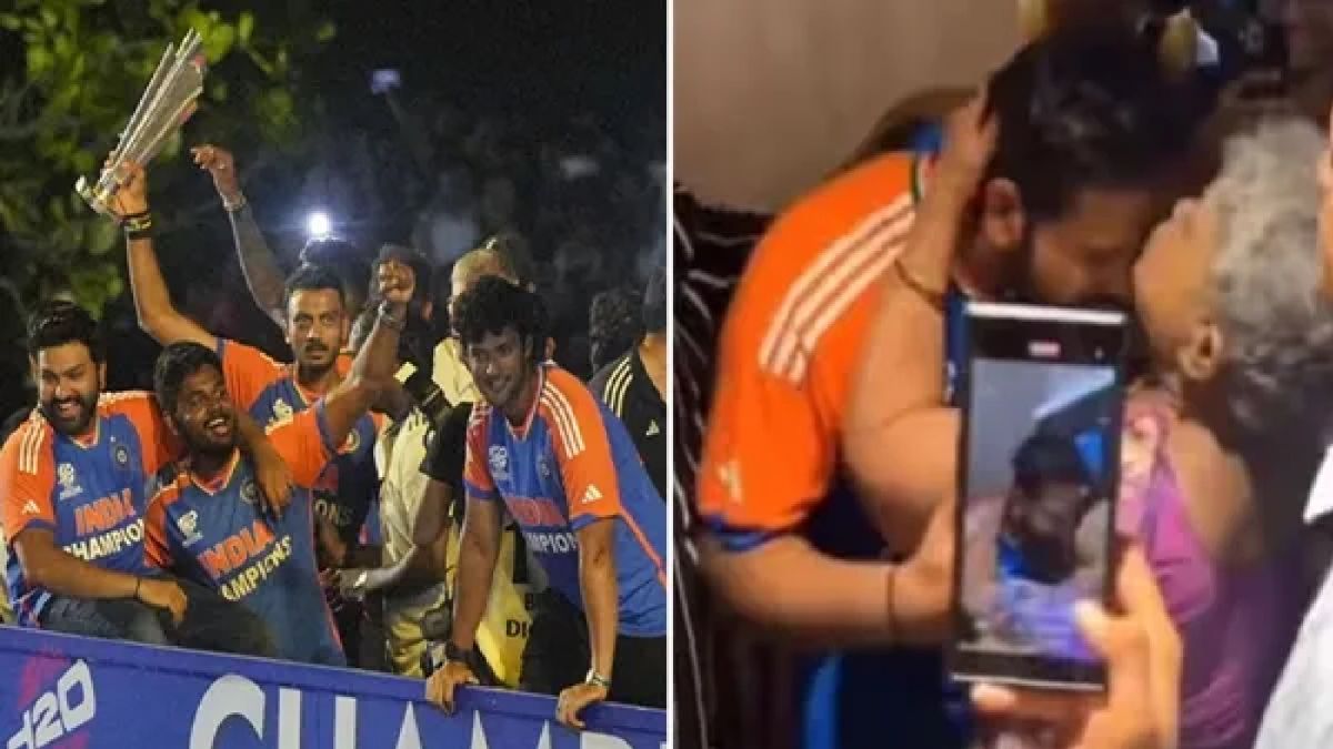 Sharma family's joyous celebration, world champion team captain Rohit ... Sharma family's joyous celebration, world champion team captain Rohit ...