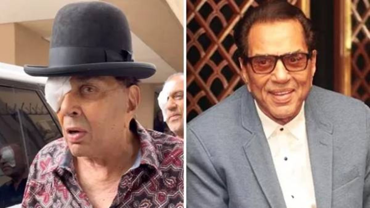 dharmendra undergoes with eye surgery says i am strong video goes viral - Oneindia Marathi