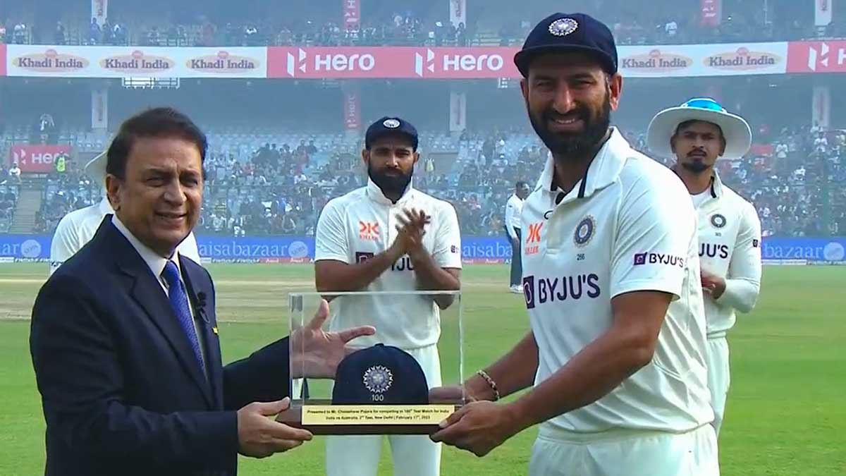 IND vs AUS: ଗାଭାସ୍କରଙ୍କ ଠାରୁ 100 ତମ ଟେଷ୍ଟ କ୍ୟାପ୍ ଗ୍ରହଣ କଲେ ଚେତେଶ୍ୱର ...