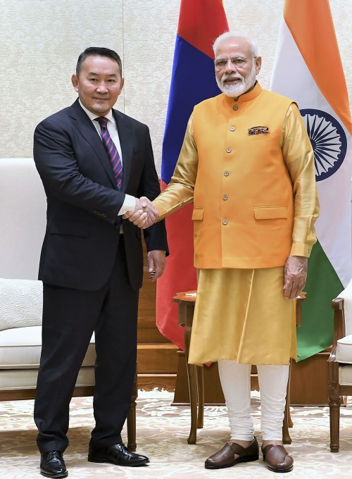 Mongolian President Khaltmaagiin Battulga 5 Day Visit To India Photos: HD Images, Pictures, News ...