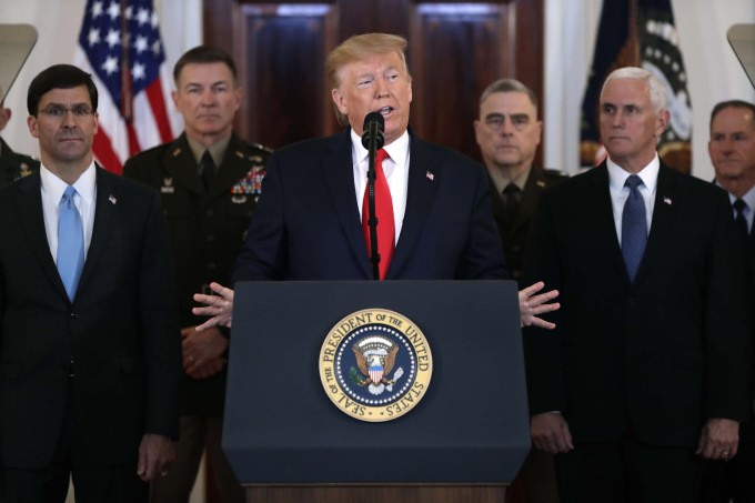 US President Trump Addresses Nation After Iran's Response Photos: HD ...
