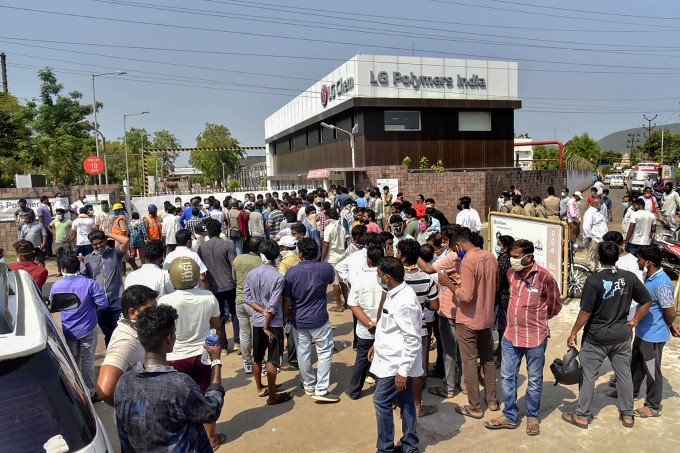 Toxic Gas Leak At LG Polymers In Visakhapatnam Photos: HD Images ...