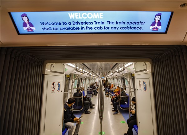 PM Modi inaugurates India’s first driverless train in Delhi - Oneindia