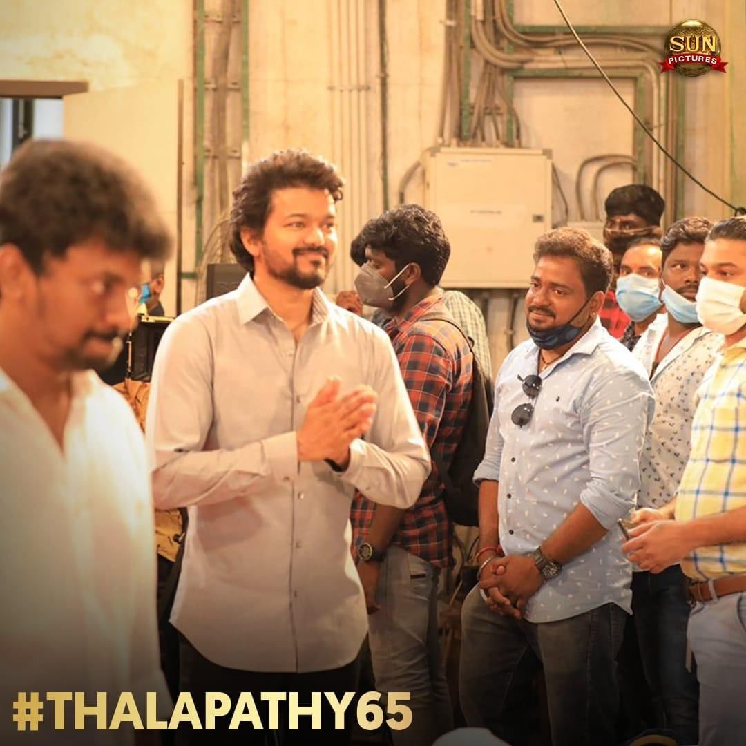 'தளபதி 65' பட பூஜை...விஜய்யின் நியூ லுக் ஃபோட்டோஸ் | Thalapathy 65 ...