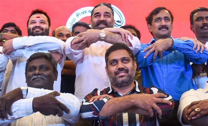 MNM President Kamal Haasan election campaign in Tamil Nadu - Oneindia