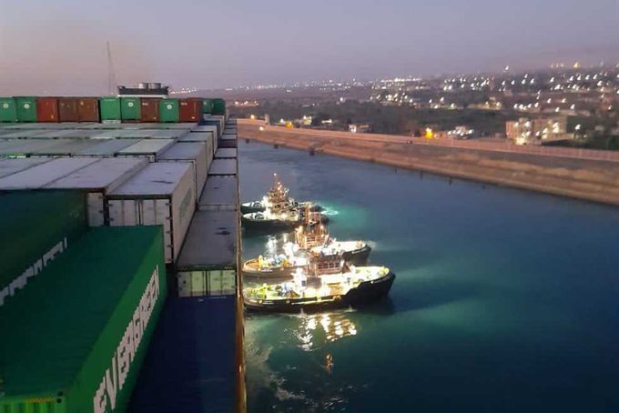 Ever Given container ship refloated At Suez Canal - Oneindia