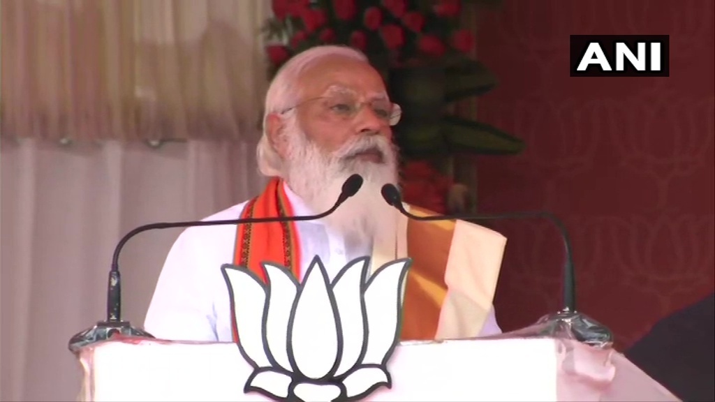 PM Narendra Modi During Election Campaign In Palakkad - Oneindia
