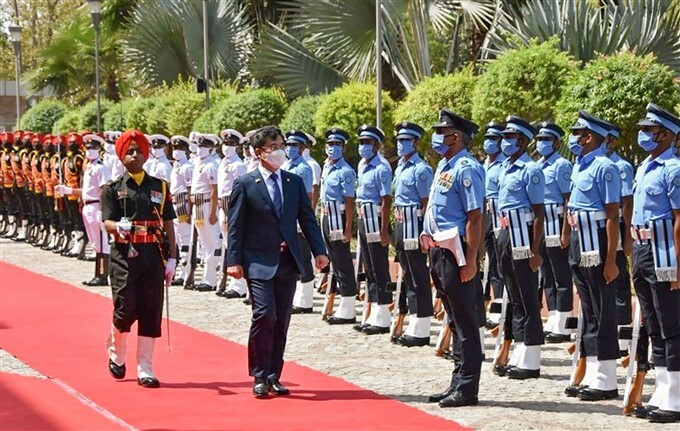 South Korean Minister of National Defence Suh Wook 3 day Visit To India ...