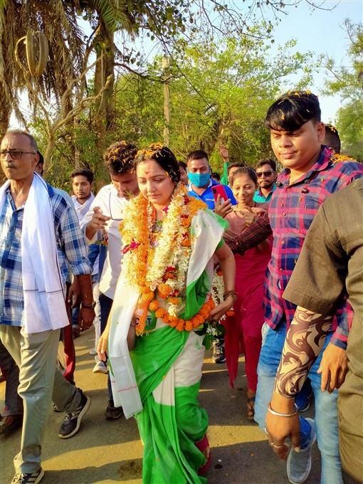 TMC Leader June Malia - Oneindia