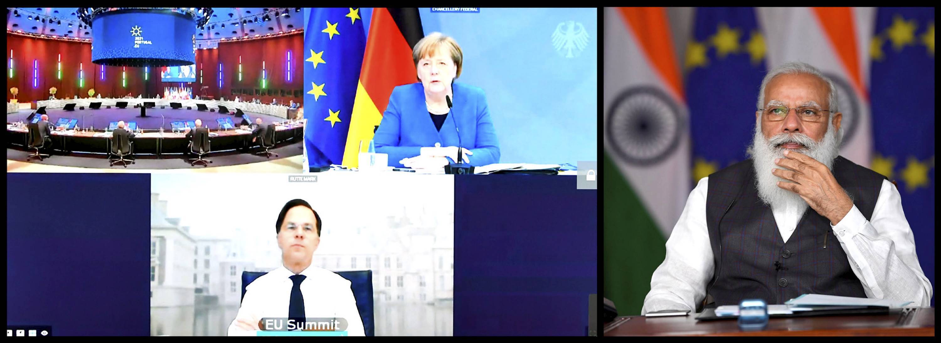 PM Narendra Modi participates in India-EU summit through video ...
