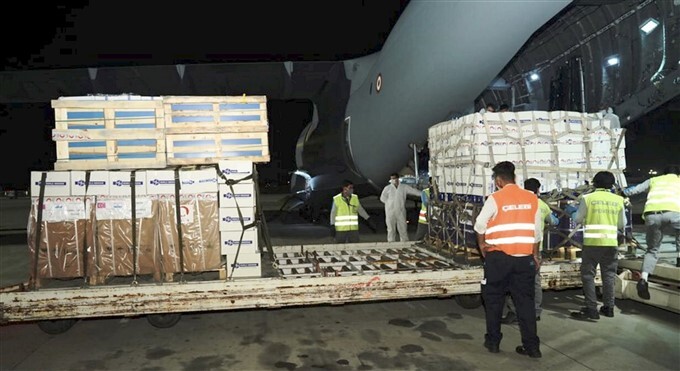 Consignment of Medical Equipment and Medicines arrived in India from ...
