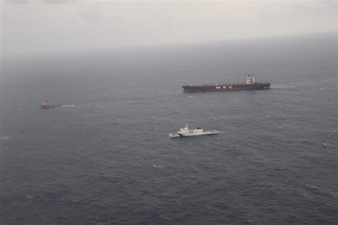 MSC Messina Container Ship From Port Blair Reported Fire In Engine Room ...