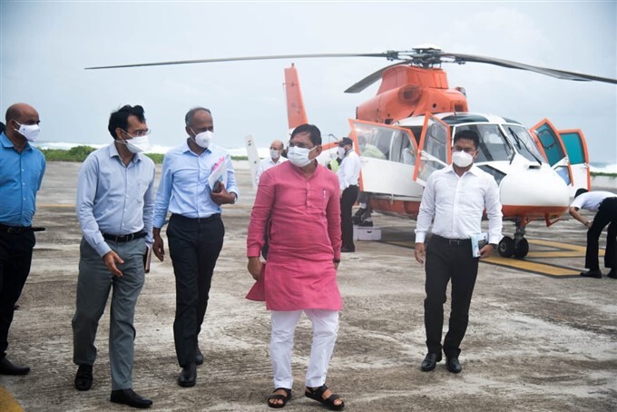 Praful K Patel Arrives At Agatti in Lakshadweep, to met with the ...