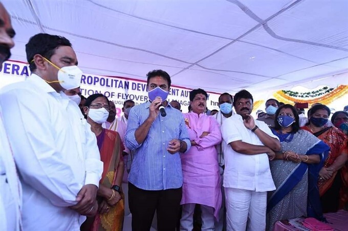 Minister KTR inaugurates Balanagar flyover in Hyderabad - Oneindia