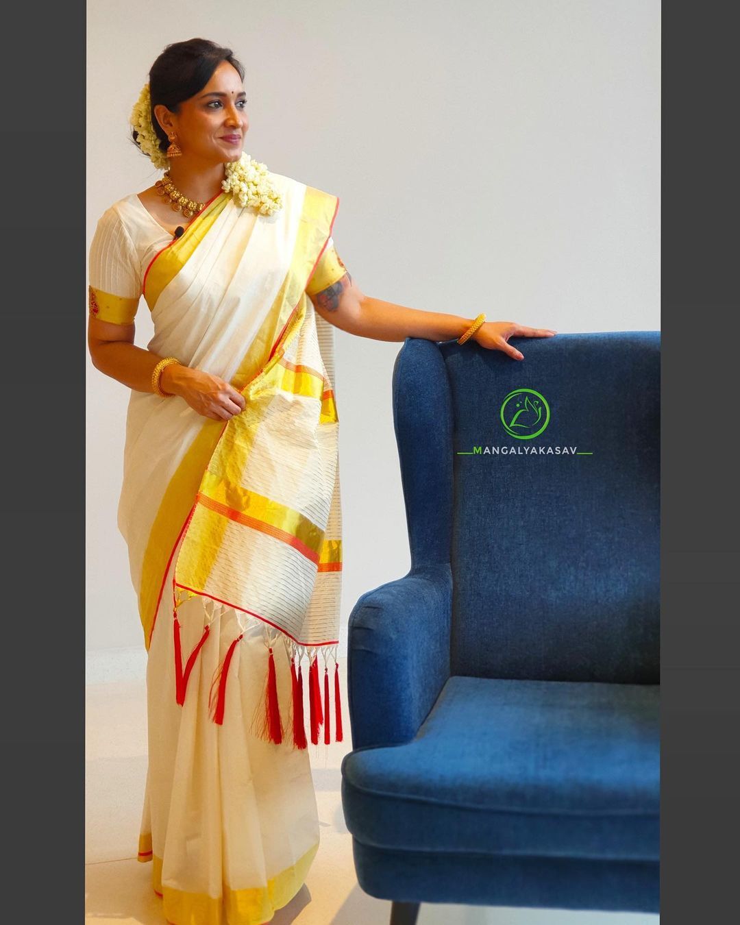 കേരള സാരിയില്‍ നാടന്‍ സുന്ദരിയായി നടി ലെന; വൈറലായി പുതിയ ഫോട്ടോഷൂട്ട് ...