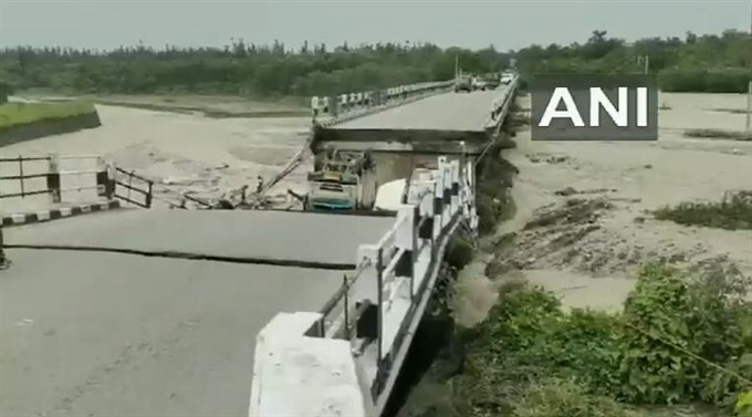 Rani Pokhari bridge Collapsed on Dehradun-Rishikesh highway after heavy ...