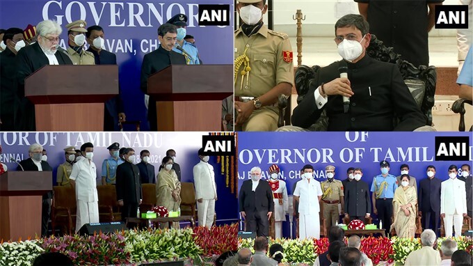 RN Ravi sworn-in as Governor of Tamil Nadu - Oneindia