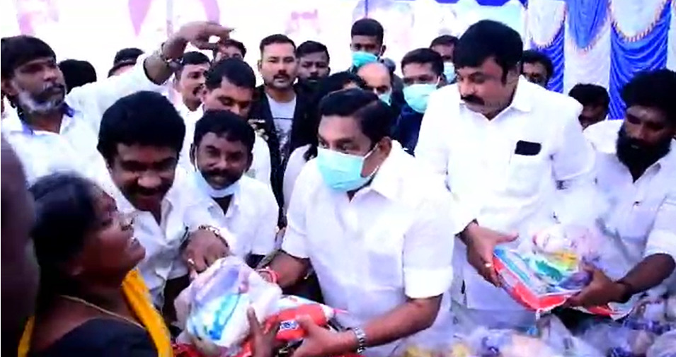 வெள்ளம் பாதித்த இடங்களில் எதிர்கட்சி தலைவர் எடப்பாடி பழனிச்சாமி ...