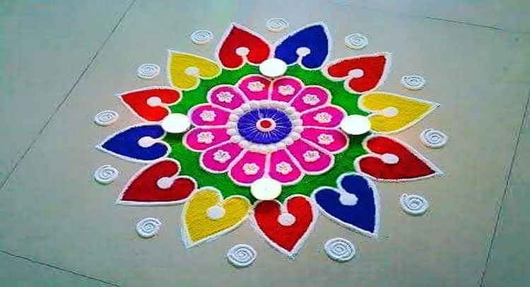 Diwali Simple Rangoli: दिवाली पर बनाएं रंगोली के ये आसान और बेहद ...