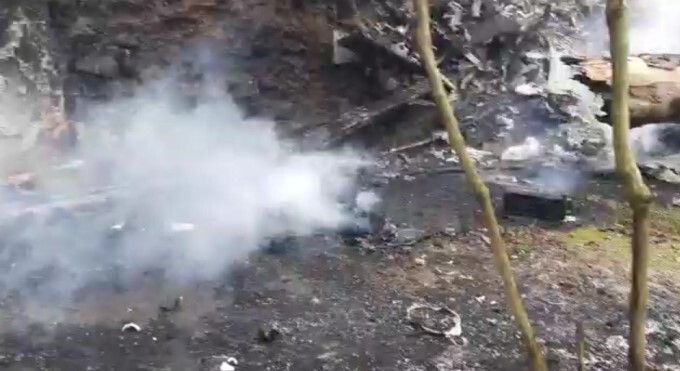 Final Visuals Of CDS Bipin Rawat Chopper Crash Goes Viral - Oneindia