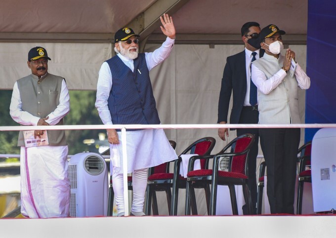 PM Modi During 60th Goa Liberation Day In Goa - Oneindia