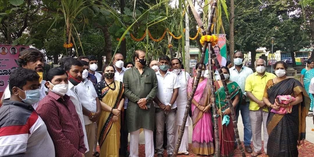 ಚಿತ್ರಗಳು; ಬೆಂಗಳೂರಿನ ಸಜ್ಜನ್ ರಾವ್ ಸರ್ಕ್‌ಲ್‌ನಲ್ಲಿ ಸಂಕ್ರಾಂತಿ ಸಂಭ್ರಮ ...