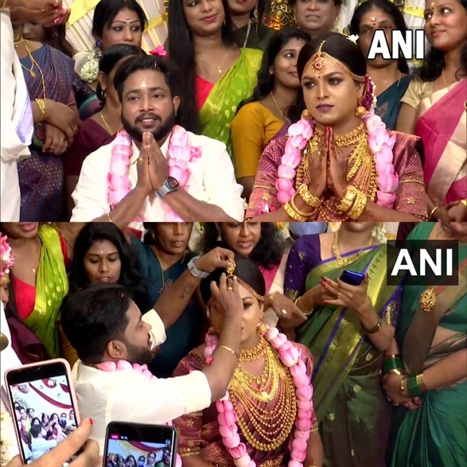 Transgender couple ties the knot in Thiruvananthapuram - Oneindia